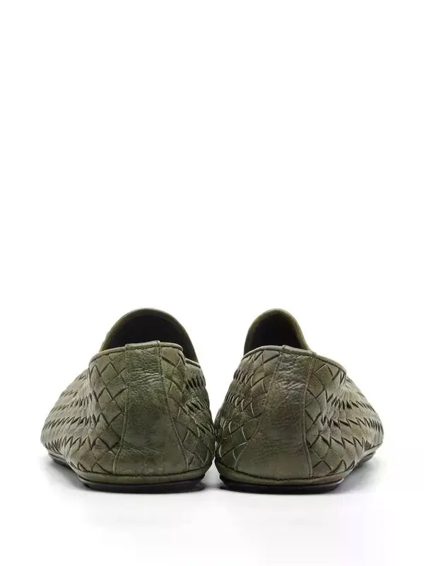 Bottega Veneta Intrecciato Leather Loafers