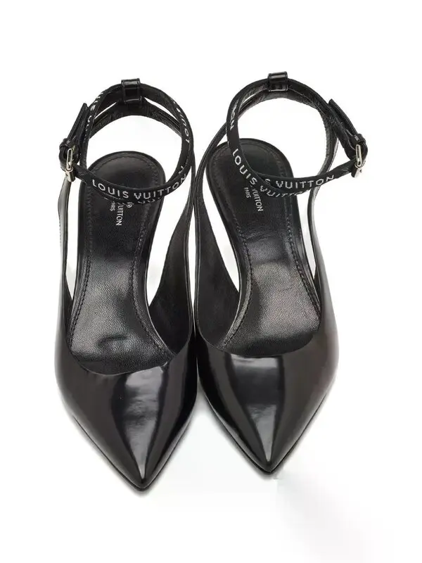 LOUIS VUITTON Ribbon Strap Pumps
