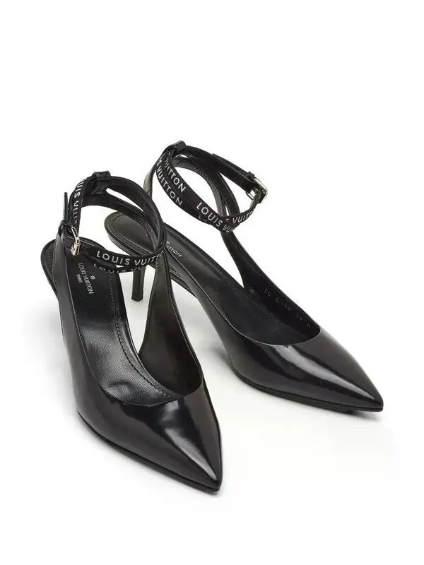 LOUIS VUITTON Ribbon Strap Pumps