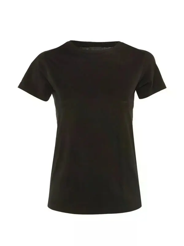 Moncler Logo Striped T-shirt - Black