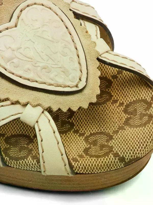 Gucci Leather Platform Sandals