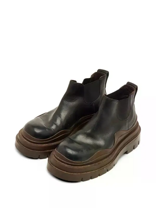 Bottega Veneta Platform Chelsea Boots - Black