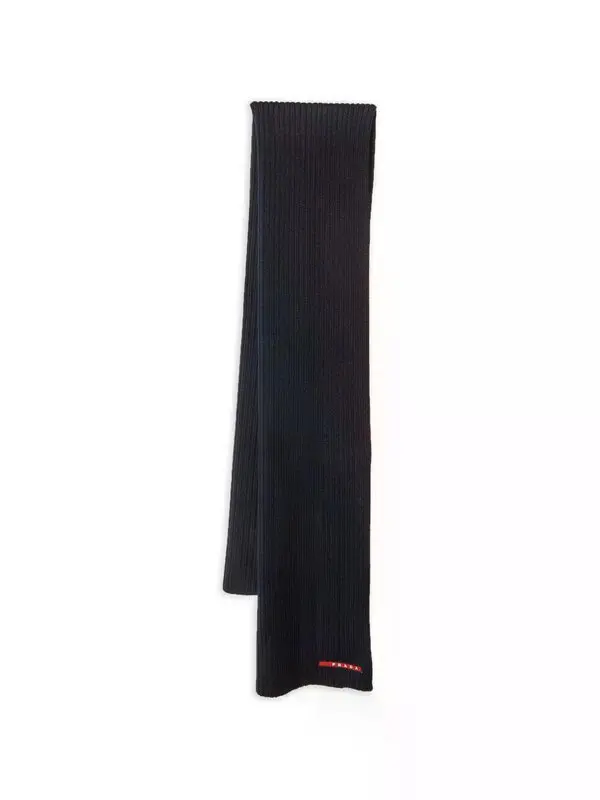 Prada Ribbed-knit Wool Scarf