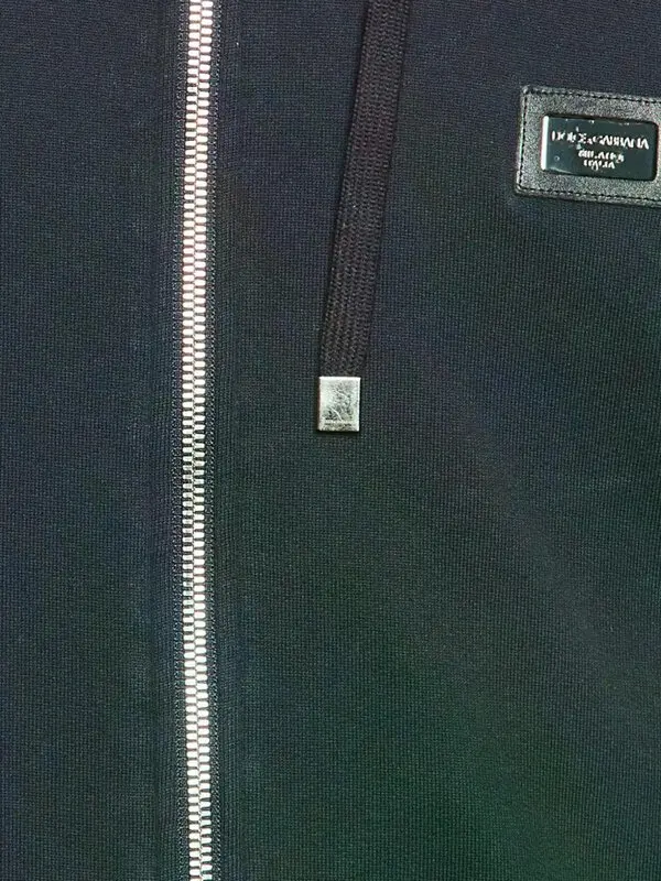 Dolce & Gabbana Zip-up Cotton Hoodie