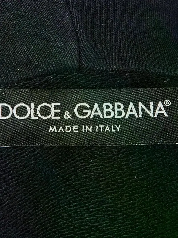 Dolce & Gabbana Zip-up Cotton Hoodie