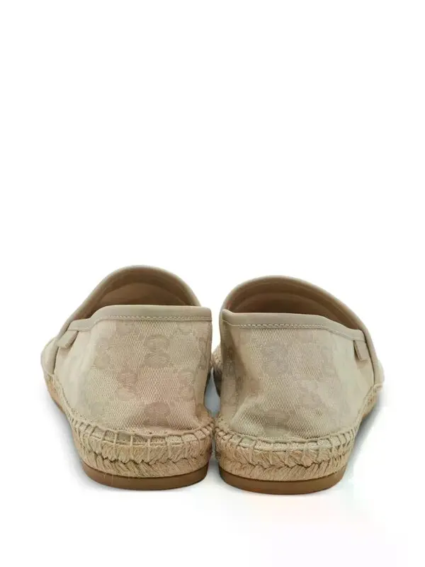 Gucci Gg Canvas Leather-trim Espadrilles