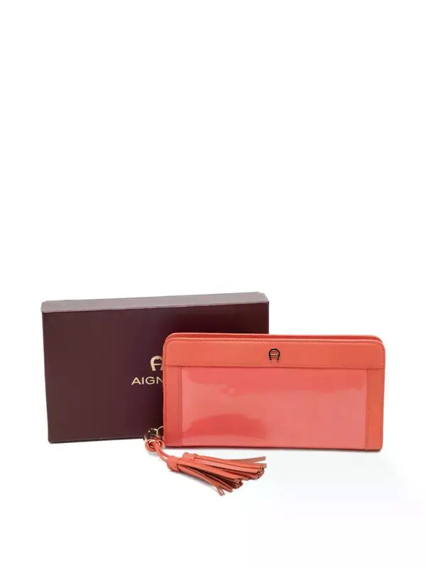 AIGNER Cavallina Tassel Zip-around Wallet