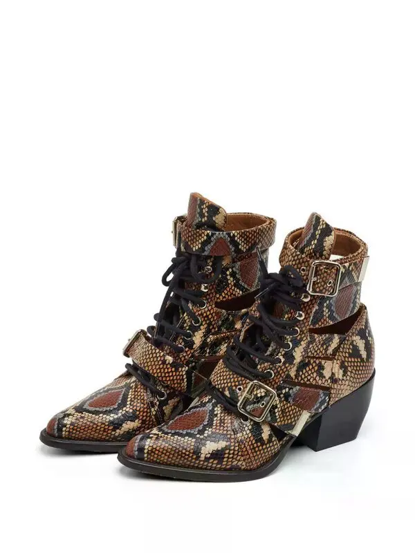 Chloé Rylee Buckle Ankle Boots