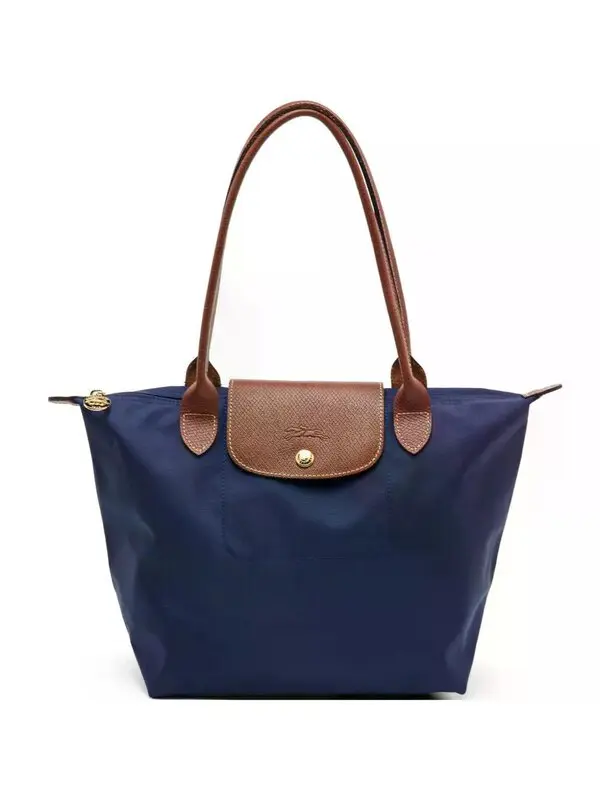 Longchamp Le Pliage Leather Flap Tote Bag