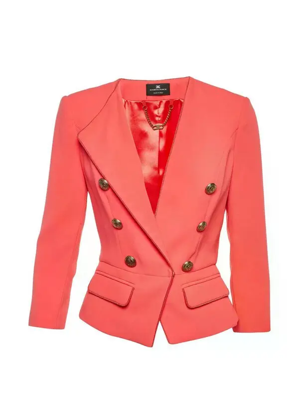 Elisabetta Franchi Peplum Hem Jacket