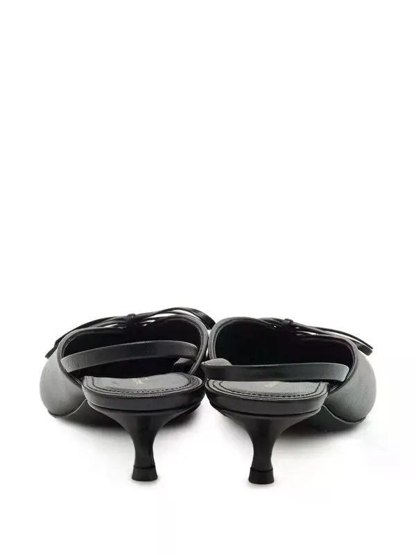 Balenciaga Leather Bow Detail Pumps
