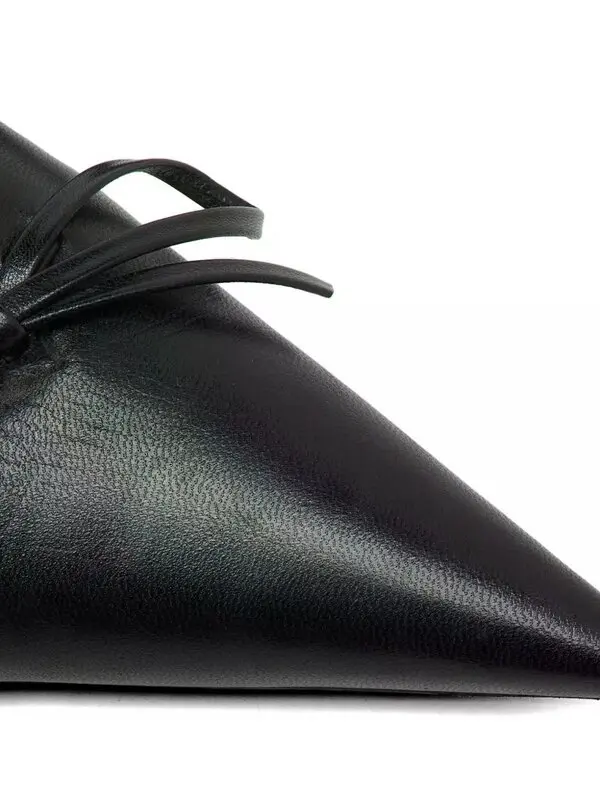 Balenciaga Leather Bow Detail Pumps