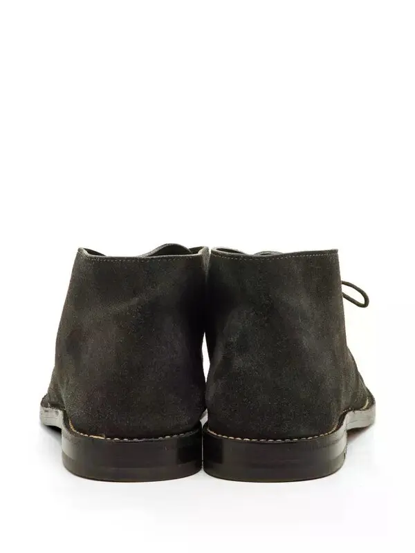 Bottega Veneta Suede Derby Boots - Grey