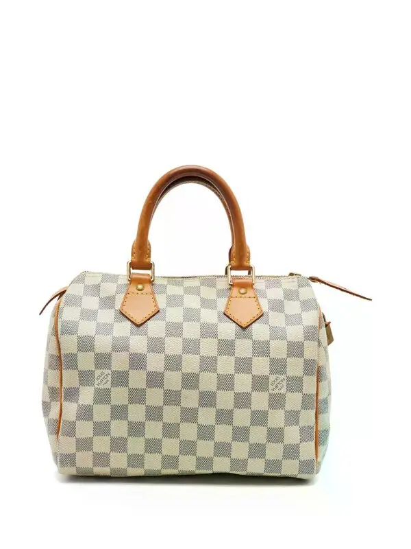 LOUIS VUITTON Speedy 25 Damier Azur Handbag