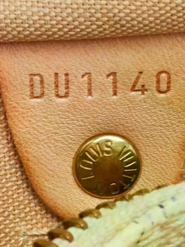 LOUIS VUITTON Speedy 25 Damier Azur Handbag