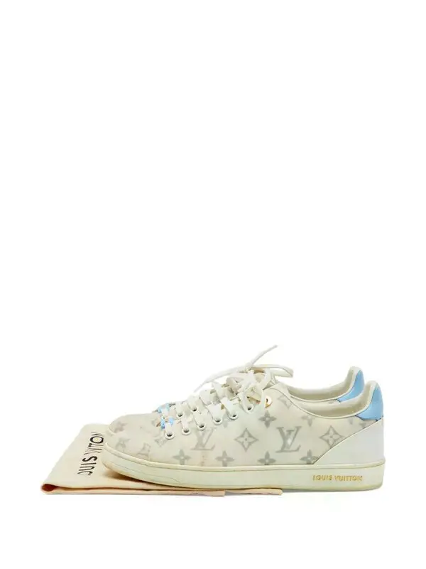 LOUIS VUITTON Monogram Lace-up Sneakers