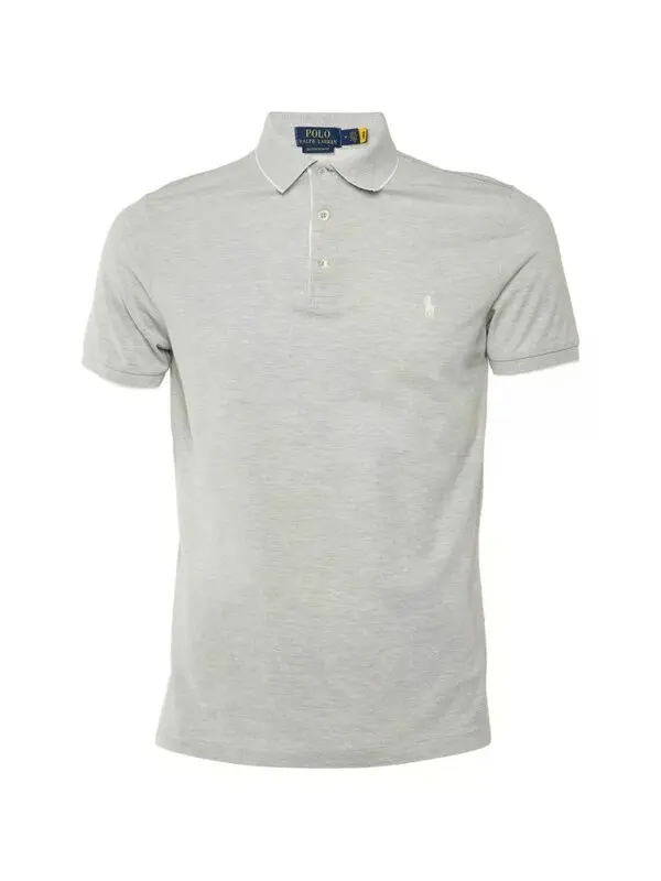 Polo Ralph Lauren Custom Slim Fit Jersey Polo Shirt - Grey