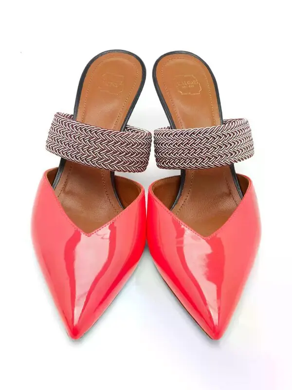 MALONE SOULIERS Maisie Patent Leather Mules