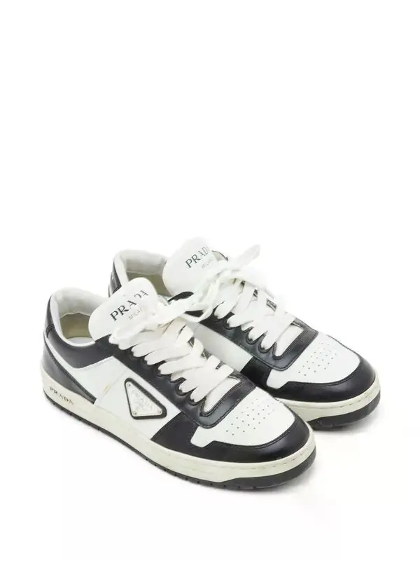 Prada Downtown Leather Sneakers