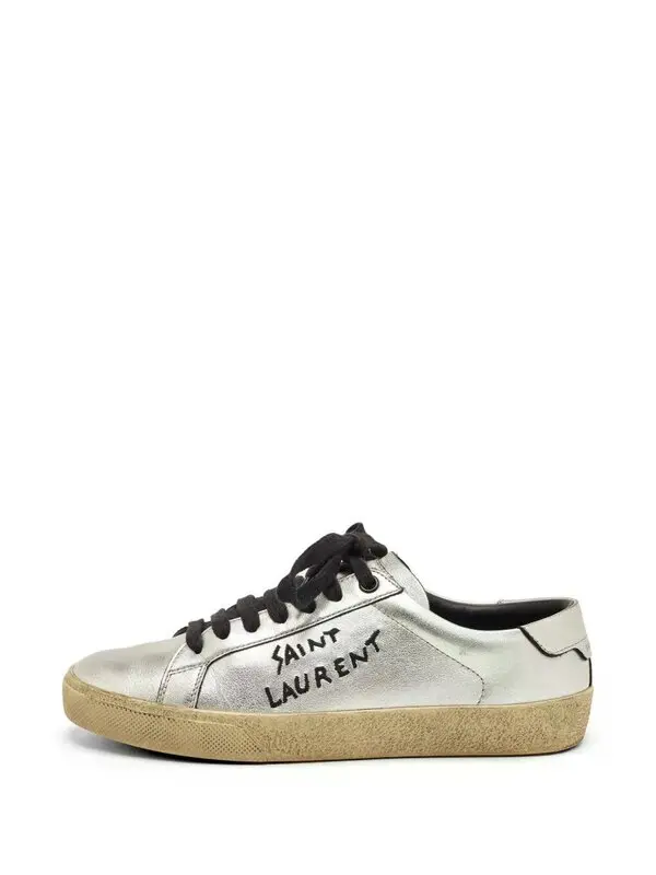 Saint Laurent Court Classic Leather Sneakers