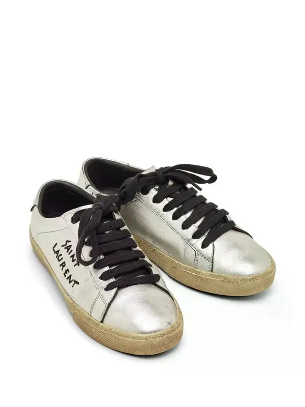 Saint Laurent Court Classic Leather Sneakers