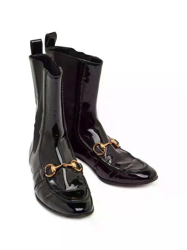 Gucci Horsebit Ankle Boots