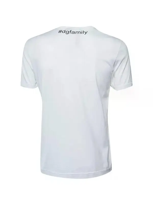 Dolce & Gabbana Dg Family Appliqué T-shirt - White