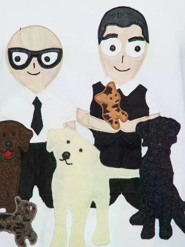 Dolce & Gabbana Dg Family Appliqué T-shirt