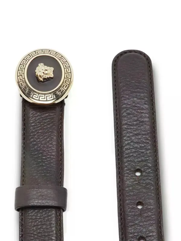 Versace Medusa Leather Belt