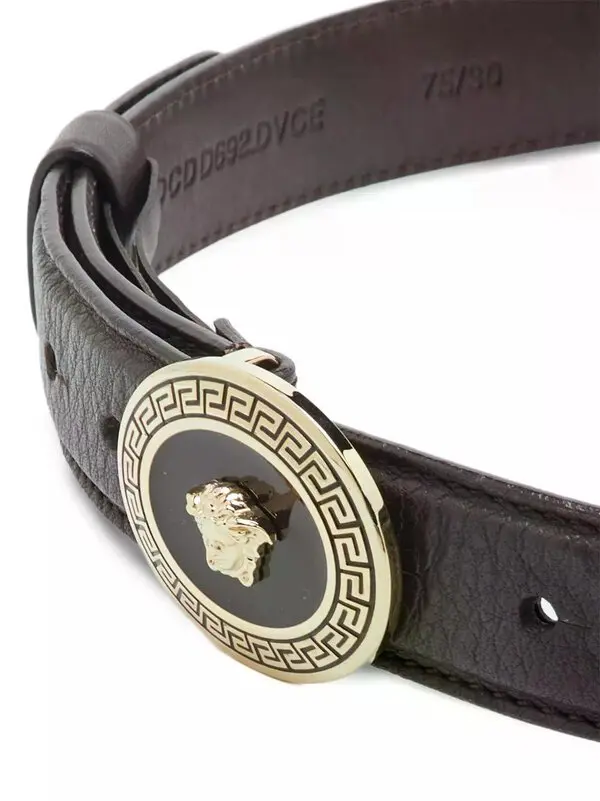 Versace Medusa Leather Belt