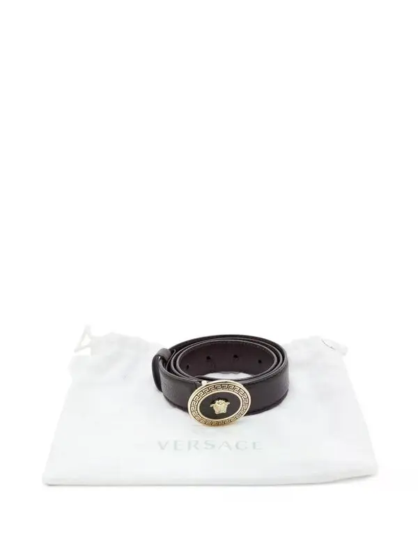 Versace Medusa Leather Belt