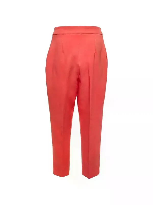 Elisabetta Franchi Crepe Tapered Leg Trousers