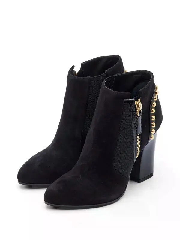 LORIBLU Embellished Ankle Boots