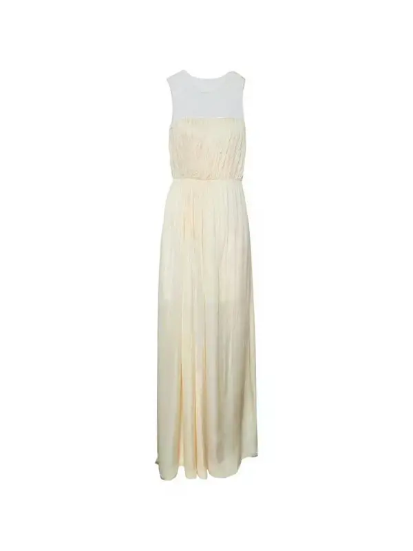 Stella McCartney Sleeveless Lace-panel Maxi Dress