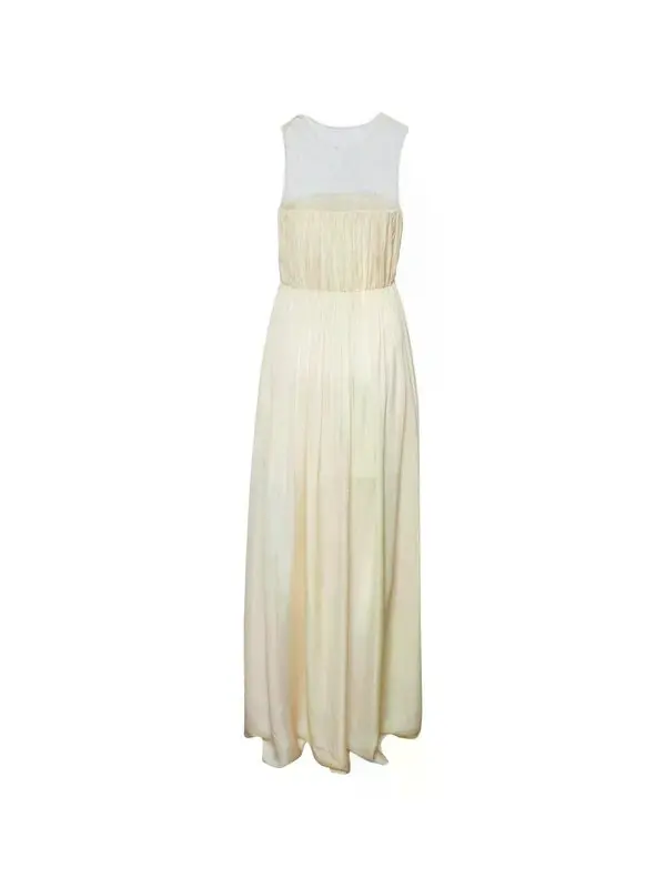 Stella McCartney Sleeveless Lace-panel Maxi Dress