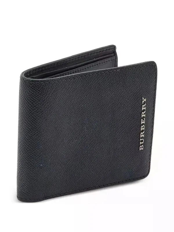 Burberry Pebbled Bi-fold Wallet