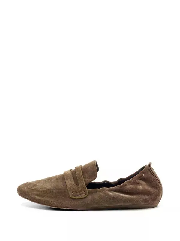 LANVIN Suede Slip-on Loafers