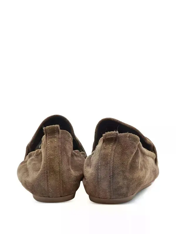 LANVIN Suede Slip-on Loafers