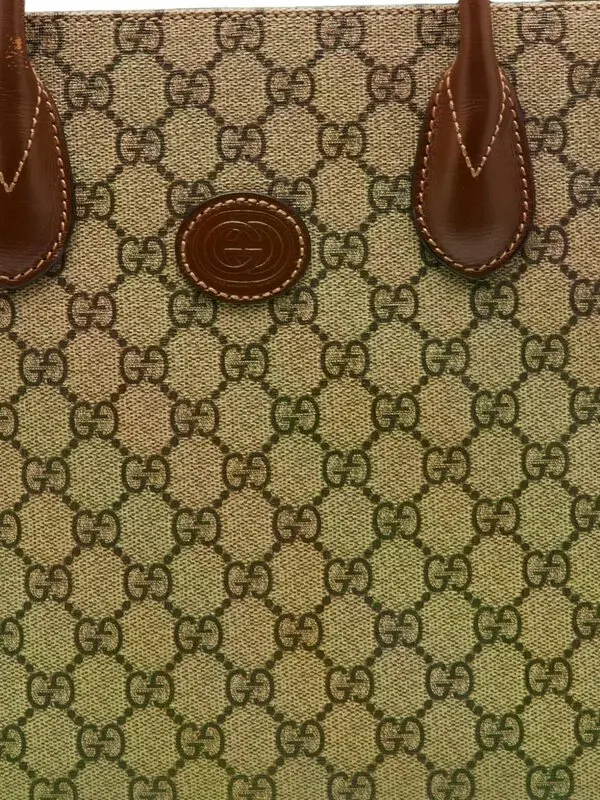 Gucci Gg Supreme Interlocking G Tote Bag
