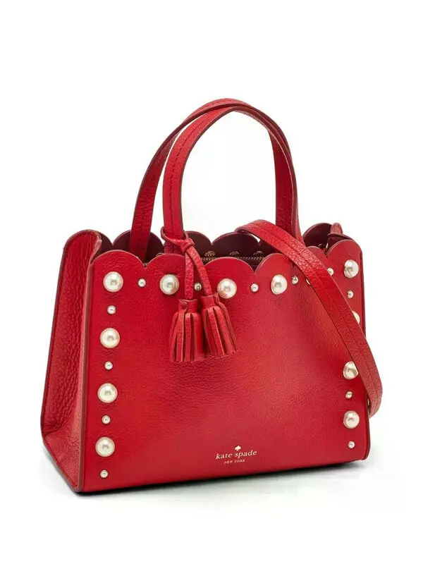 Kate Spade New York Hayes Street Pearl Sam Tote Bag - Red