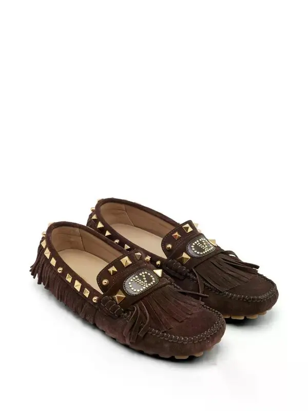 Valentino Garavani Rockstud Vlogo Loafers