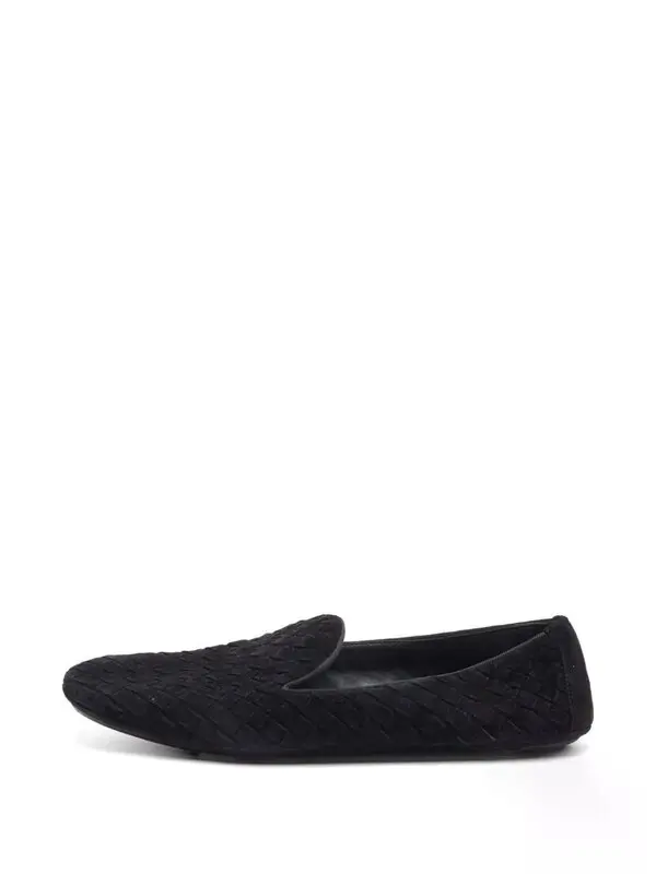 Bottega Veneta Fiandra Suede Loafers - Black