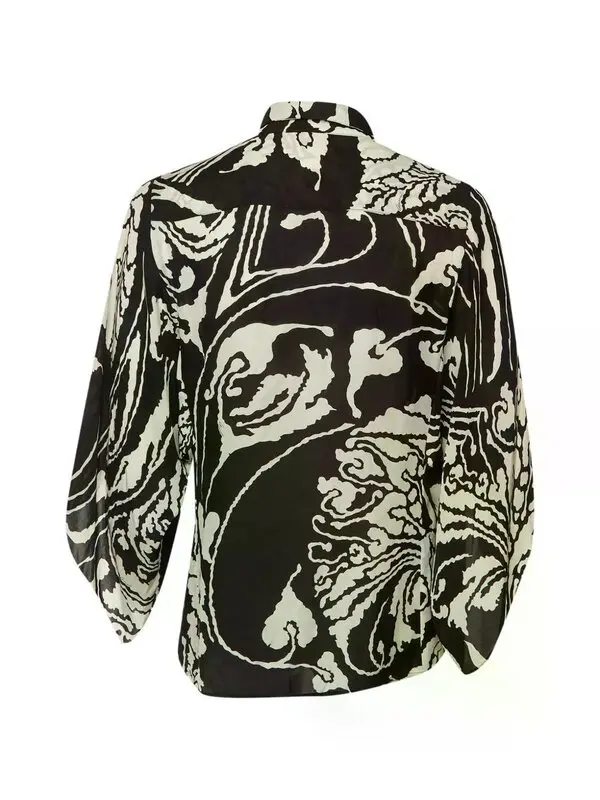 Gucci Printed Wide-sleeve Shirt