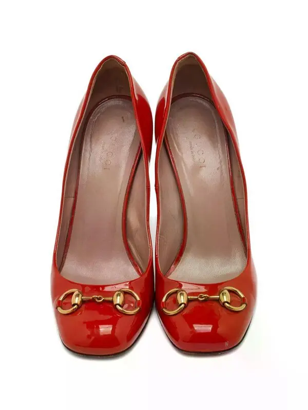 Gucci Horsebit Patent Leather Pumps