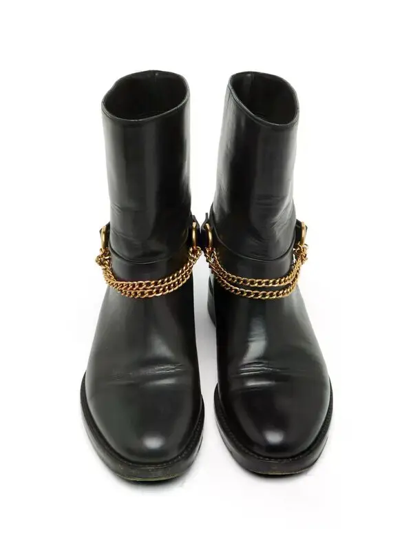LANVIN Chain-link Ankle Boots