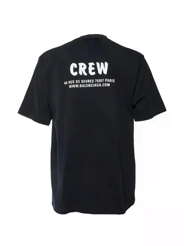 Balenciaga Crew Logo-print T-shirt