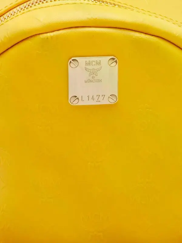 Mcm Stark Visetos Canvas Backpack