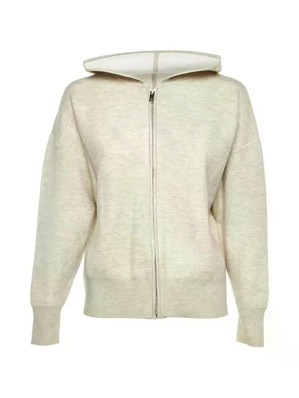 Sandro Embroidered Zip-up Hoodie