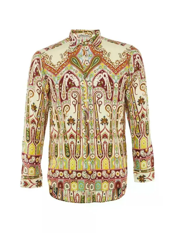 Etro Paisley-print Long-sleeve Shirt