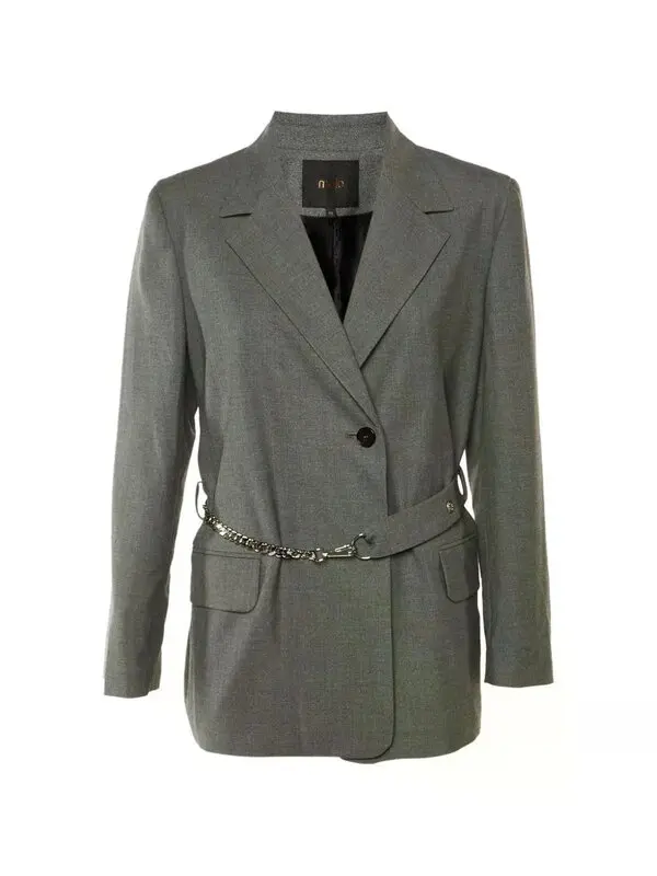 Maje Chain-belt Blazer